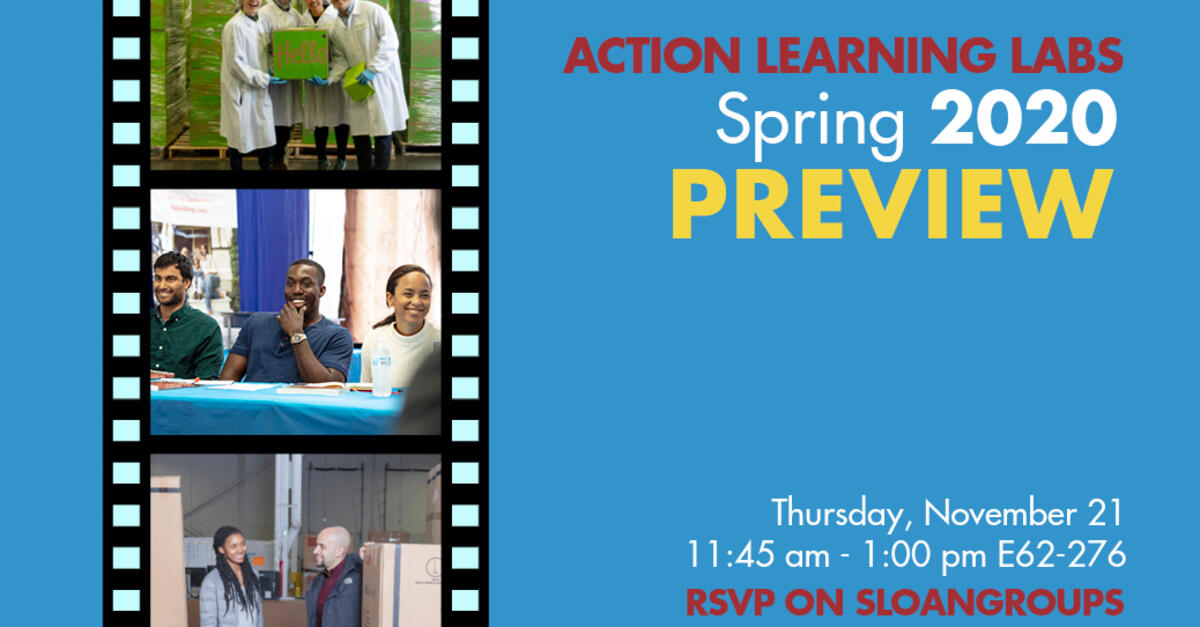 Learn More About Our Spring Labs | Action Learning | MIT Sloan